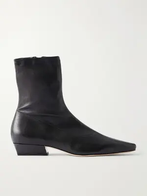 Staud Wally Leather Ankle Boots