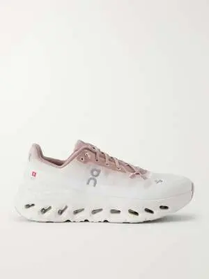 On Cloudtilt Stretch Recycled-knit Sneakers - Brown