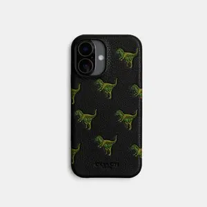 COACH OUTLET Iphone 16 Case With Rexy - Black