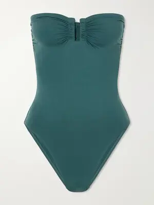 ERES Le Cassiopée Bandeau Swimsuit - Green
