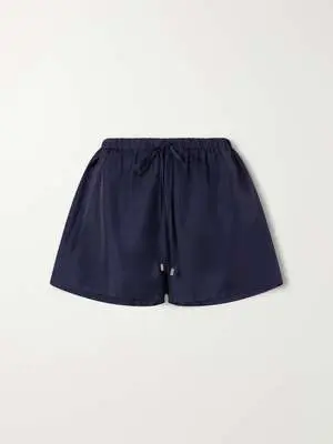 Comme Si Everyday Cami Silk-twill Shorts