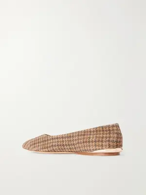Gabriela Hearst Fleur Printed Suede Flats