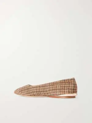 Gabriela Hearst Fleur Printed Suede Flats