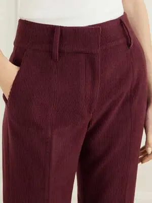 Gabriela Hearst Rhein Cashmere And Wool-blend Flared Pants