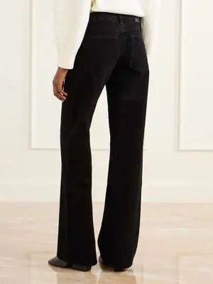 FRAME The Gray Low-rise Wide-leg Jeans