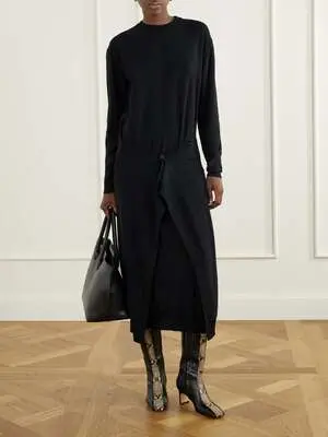 AeydĒ Bita 55 Snake-effect Leather Knee-boots