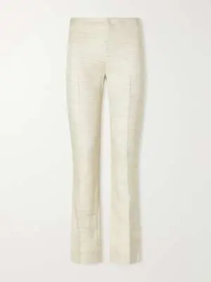 LIBEROWE Lilian Twill Straight-leg Pants - Sand