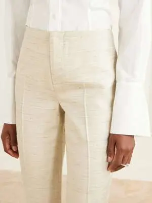 LIBEROWE Lilian Twill Straight-leg Pants