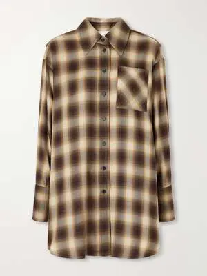 Co Checked Lyocell Shirt