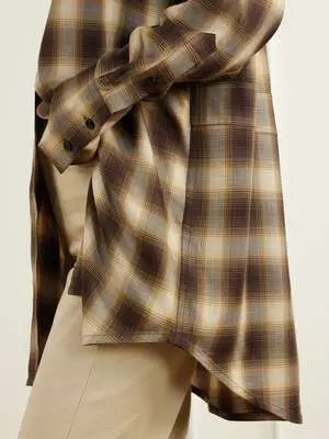 Co Checked Lyocell Shirt