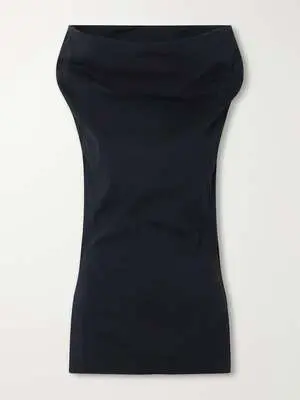 Issey Miyake Allow Stretch Washi-blend Top - Navy