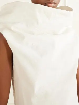 Issey Miyake Stretch Washi-blend Top - Neutrals