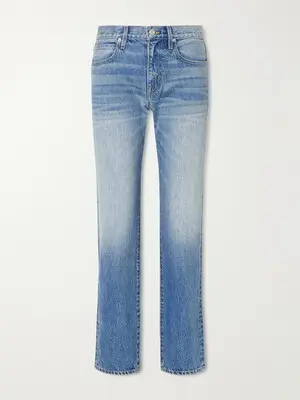SLVRLAKE Low-rise Straight-leg Jeans - Blue