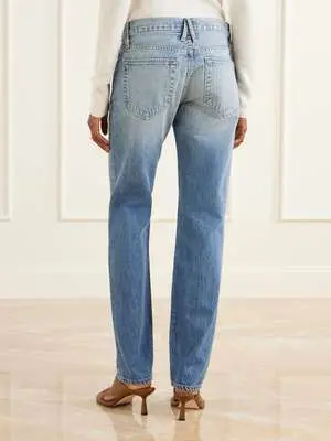 SLVRLAKE Isabel Low-rise Straight-leg Jeans