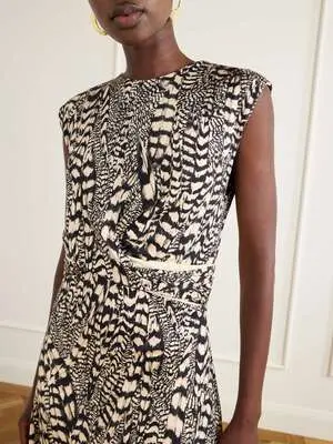 Johanna Ortiz Silent Rising Printed Stretch Maxi Dress