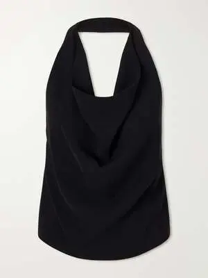 ILKYAZ OZEL Assisi Draped Crepe Top