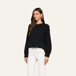L'Agence Loden Pullover - Black
