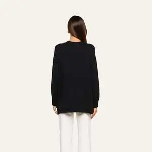 L'Agence Loden Pullover - Black