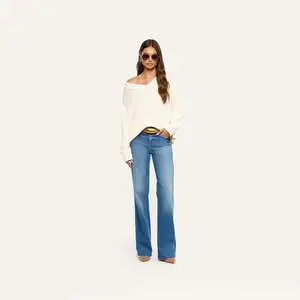 L'Agence Paxton Oversized Pullover - Ivory