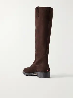 AeydĒ Henry Suede Knee Boots