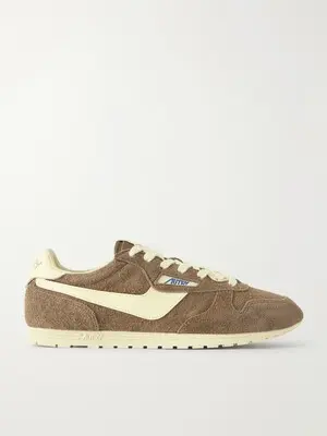 AUTRY Windspin Suede Sneakers - Brown