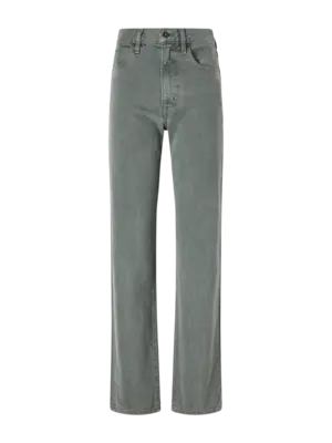 SLVRLAKE High-rise Straight-leg Jeans - Green