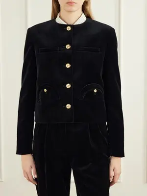 BLAZÉ MILANO Cotton-velvet Jacket