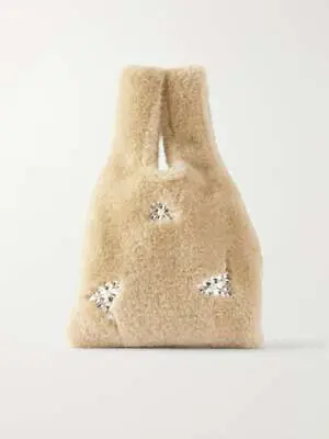 Simone Rocha Shearling-effect Shoulder Bag - Multi