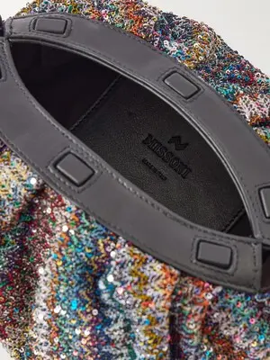 Missoni Caperdoni Sequined Shoulder Bag - Blue