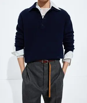 Bottega Veneta Wool Polo Sweater