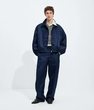Bottega Veneta Satin Nylon Blouson