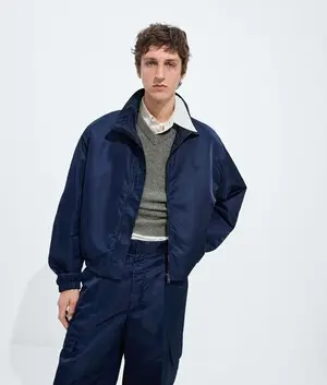Bottega Veneta Satin Nylon Blouson