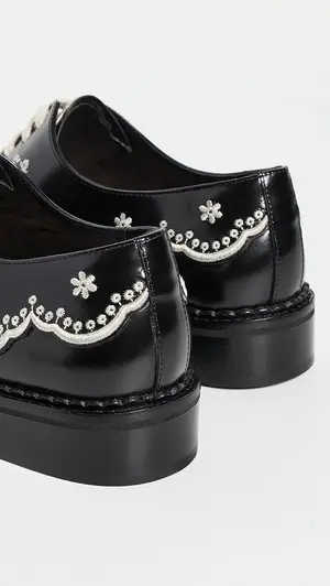 Simone Rocha Floral Lace Brogues