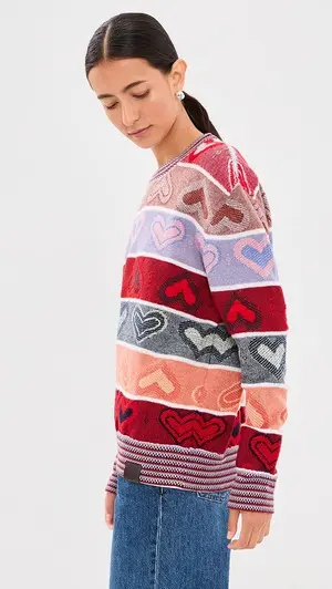 Stella McCartney Heart Fair Isle Sweater