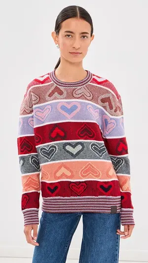 Stella McCartney Heart Fair Isle Sweater