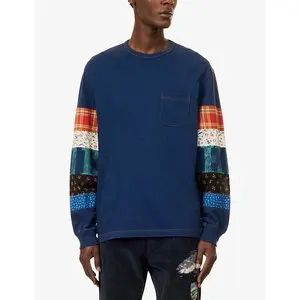 KHOKI Patch Long-sleeve Cotton Top
