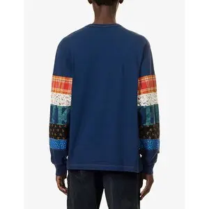 KHOKI Patch Long-sleeve Cotton Top