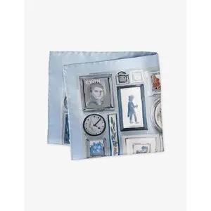 Eton Portrait Silk-twill Pocket Square