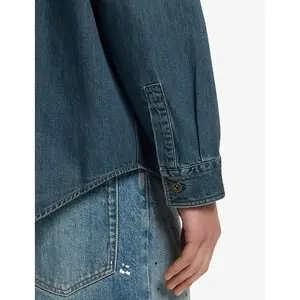 Hugo Distressed-effect Denim Shirt