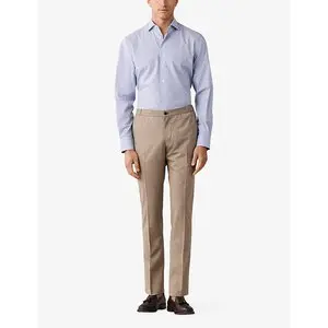 HACKETT Bengal Tailored-fit Stretch-cotton Shirt Xxl