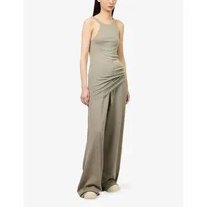 Rick Owens Racerback Cotton Tank Top - Mineral