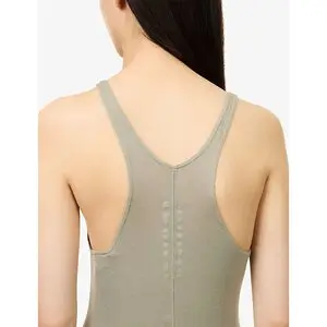 Rick Owens Racerback Cotton Tank Top - Mineral