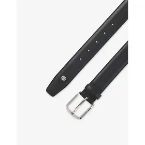 BOSS Engraved-buckle Leather Belt