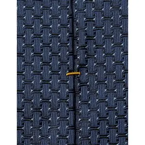 Eton Geometric Woven Silk Tie