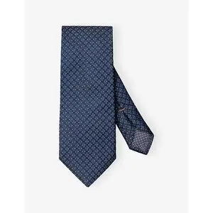Eton Geometric Woven Silk Tie