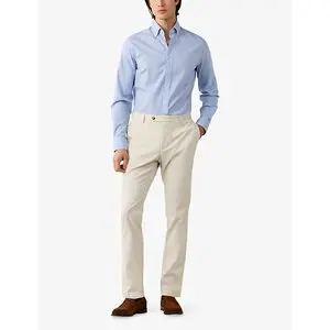 HACKETT Gingham Tailored-fit Stretch-cotton Shirt