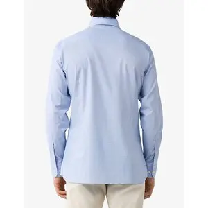HACKETT Gingham Tailored-fit Stretch-cotton Shirt
