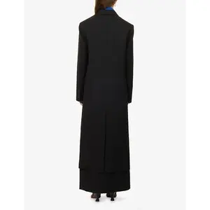 THE FRANKIE SHOP Skye Double-breasted Woven Coat