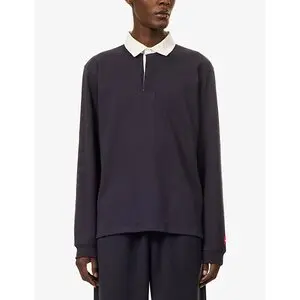 The North Face Red Box Rugby Long-sleeve Cotton-stretch Shirt - Obsidian