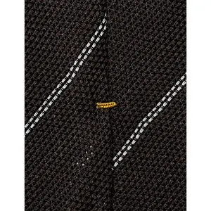 Eton Striped Woven Silk Tie